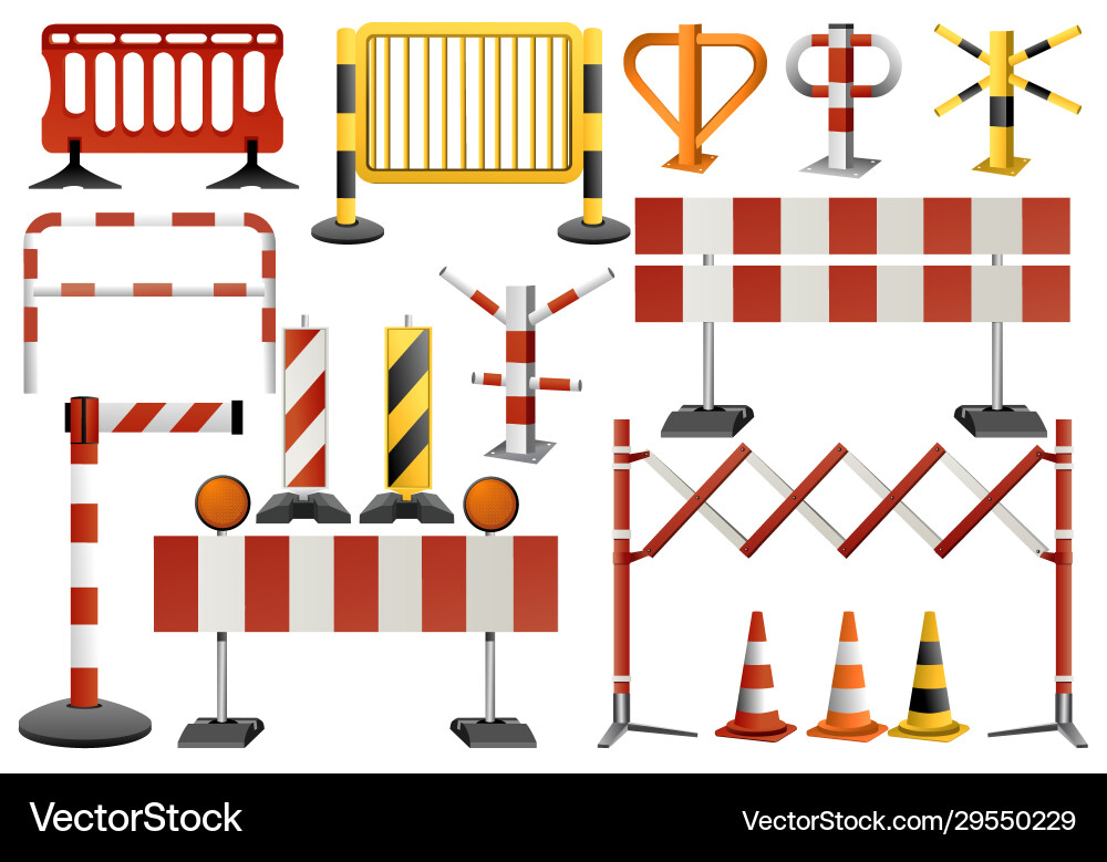 Road stop signs Royalty Free Vector Image - VectorStock