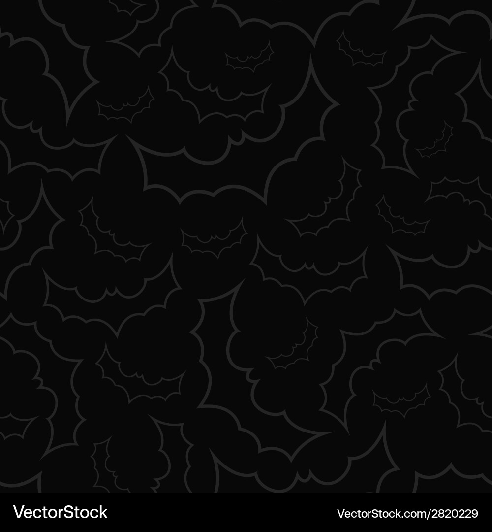 Seamless pattern with bats Royalty Free Vector Image