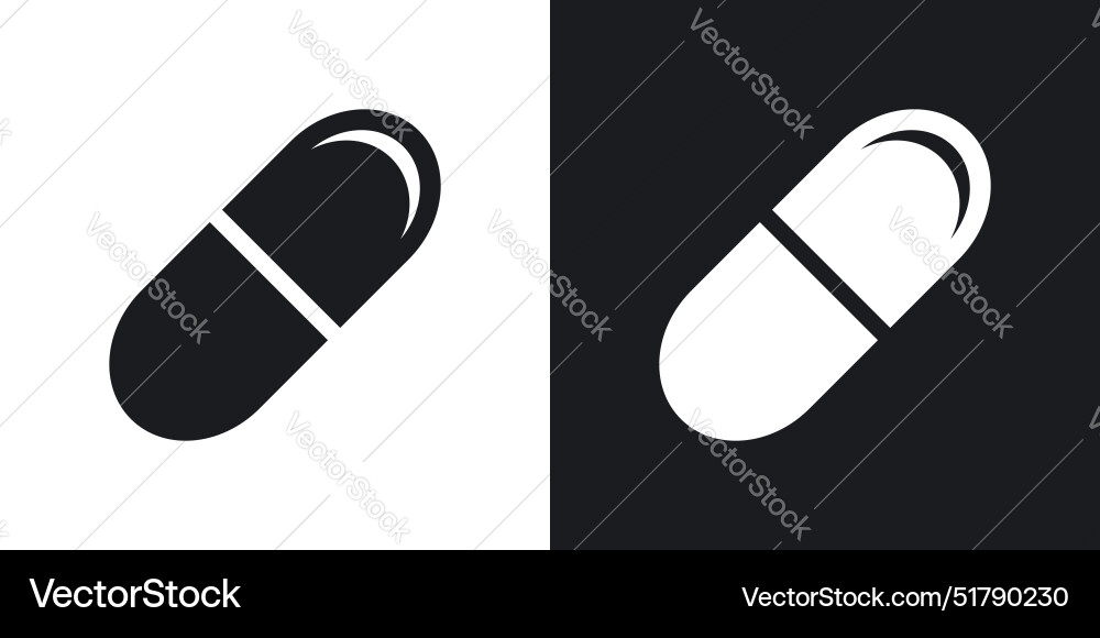 Capsules icon Royalty Free Vector Image - VectorStock