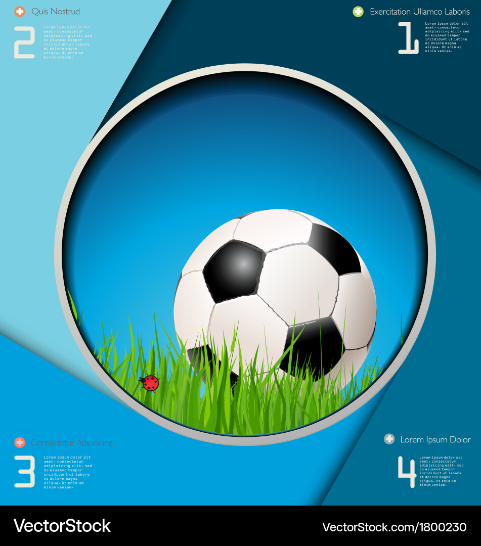Soccer background Royalty Free Vector Image - VectorStock