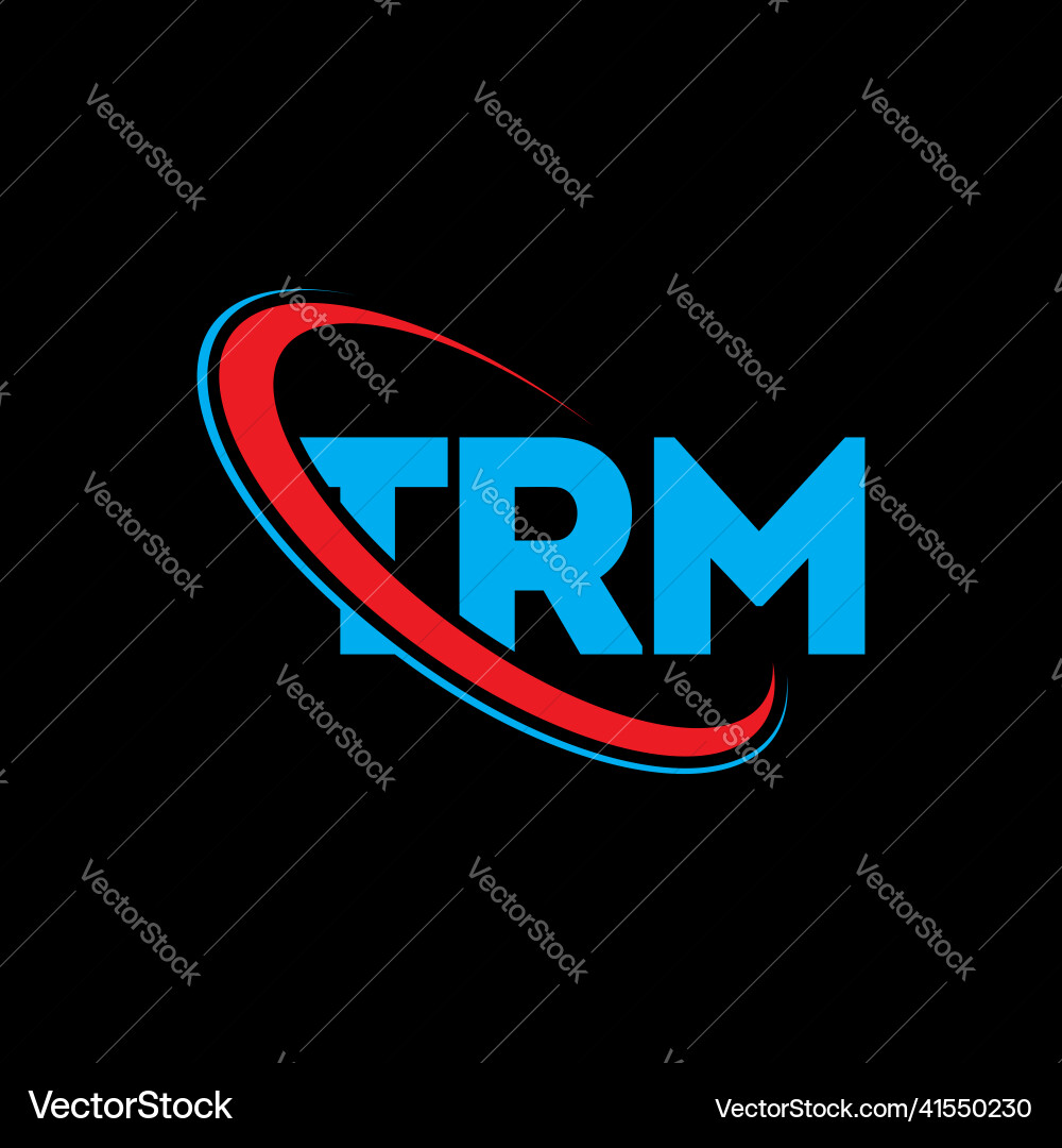 Trm logo letter design Royalty Free Vector Image