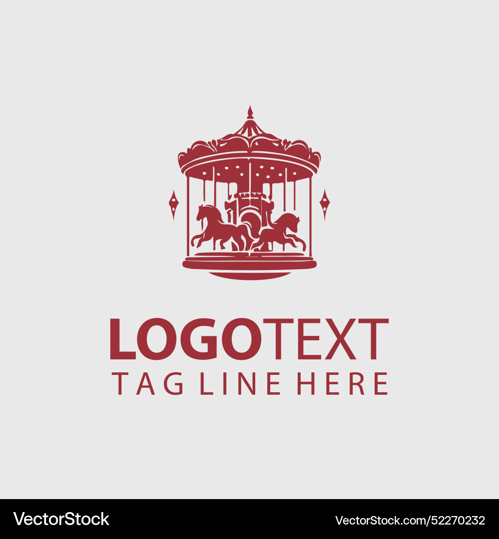 Carousel logo Royalty Free Vector Image - VectorStock