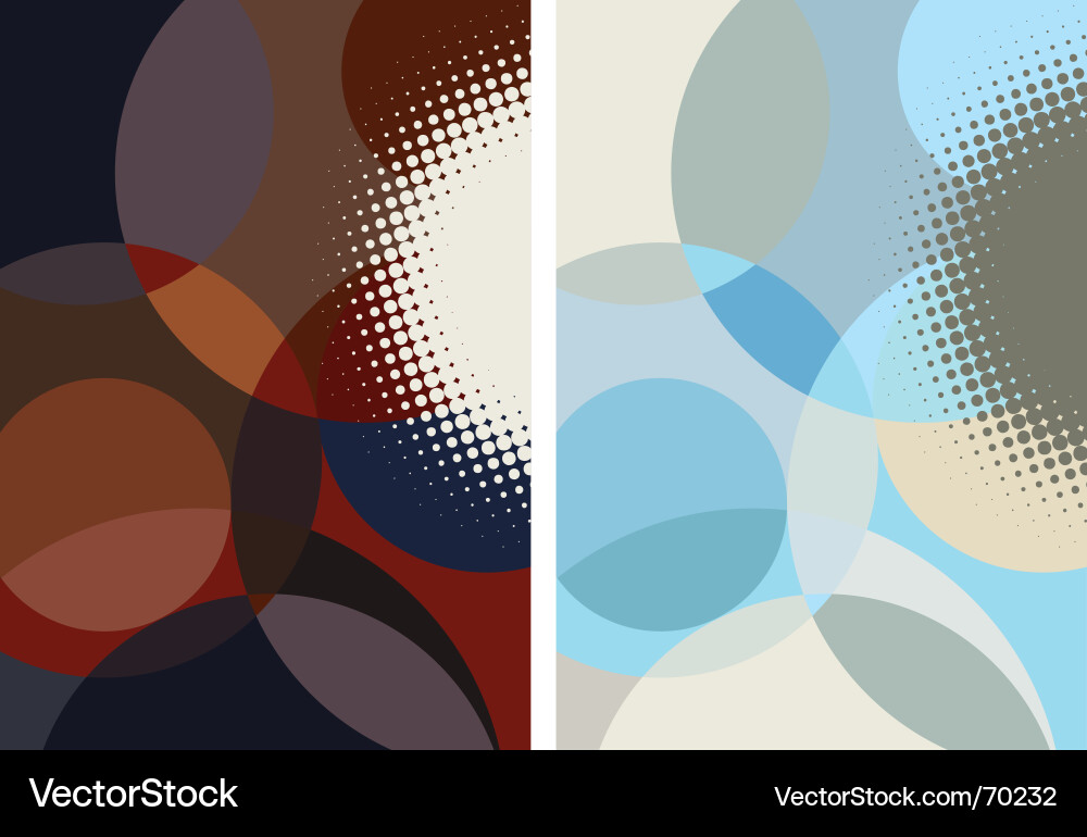 Colorful Geometric Circles Royalty Free Vector Image