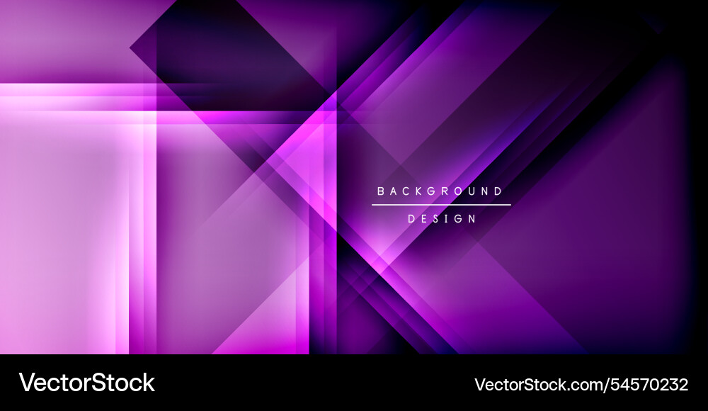 Expressive poster with shadow lines features Vector Image