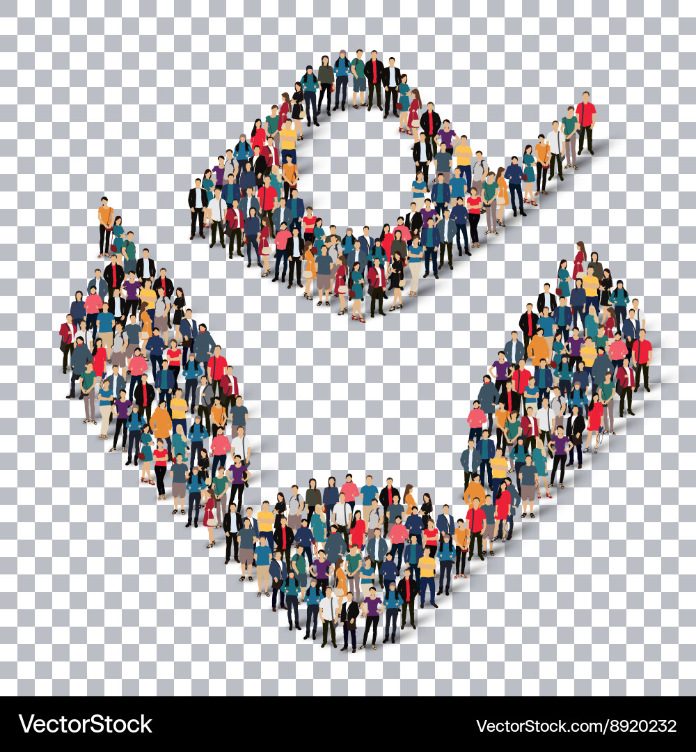 Man symbol people transparency Royalty Free Vector Image