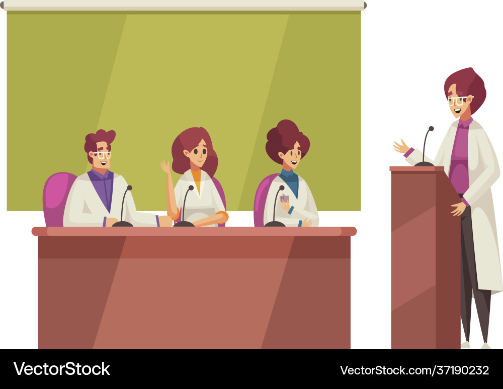 Medical conference Royalty Free Vector Image - VectorStock