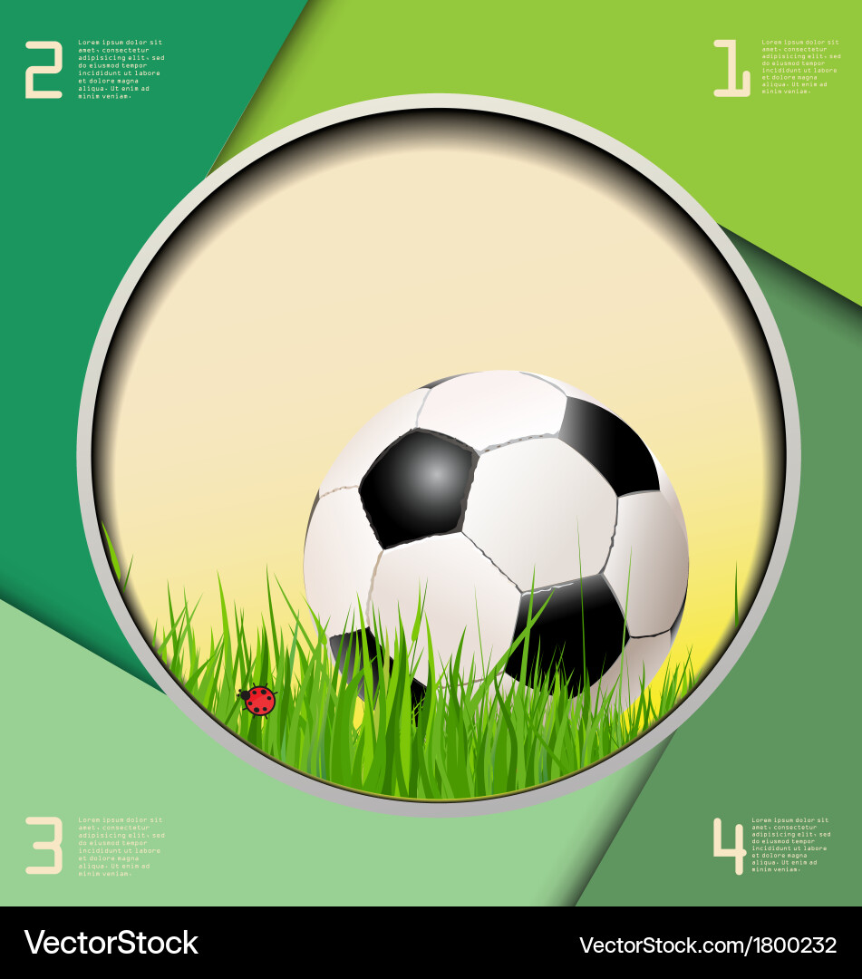 Soccer background Royalty Free Vector Image - VectorStock