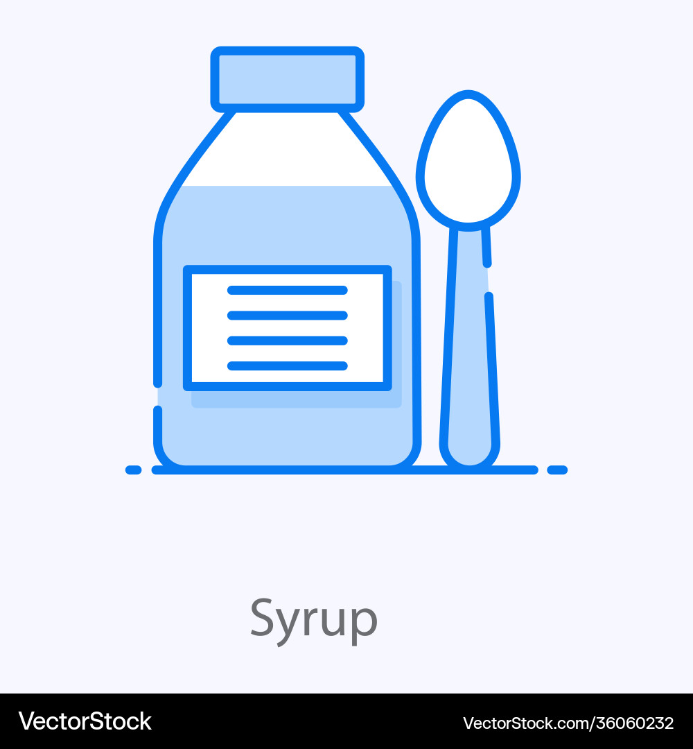 Syrup Royalty Free Vector Image - VectorStock
