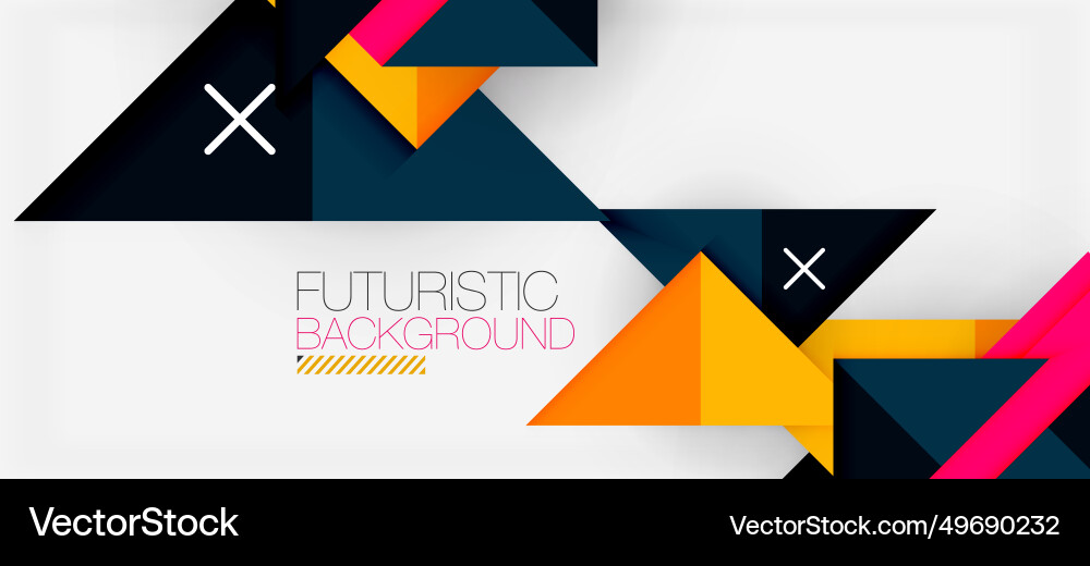 Triangle background Royalty Free Vector Image - VectorStock