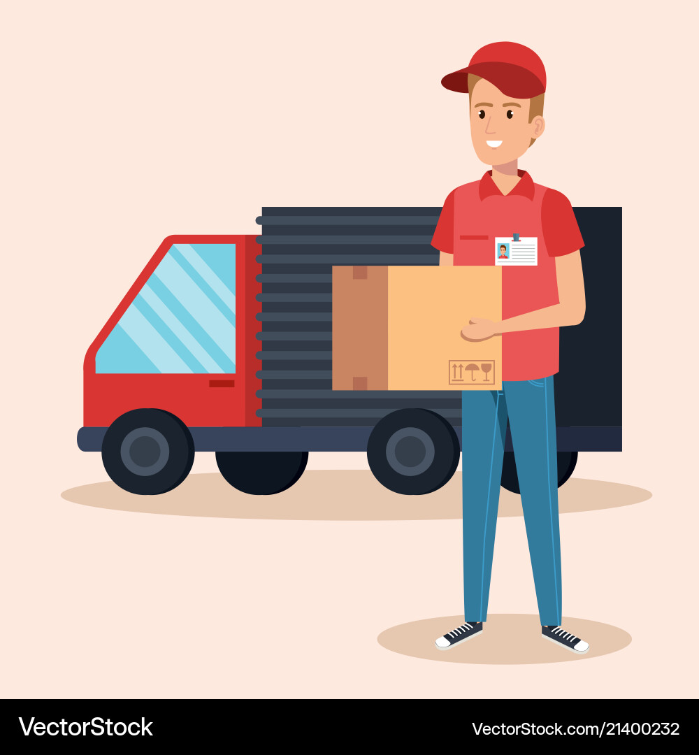 Truck delivery service icon Royalty Free Vector Image