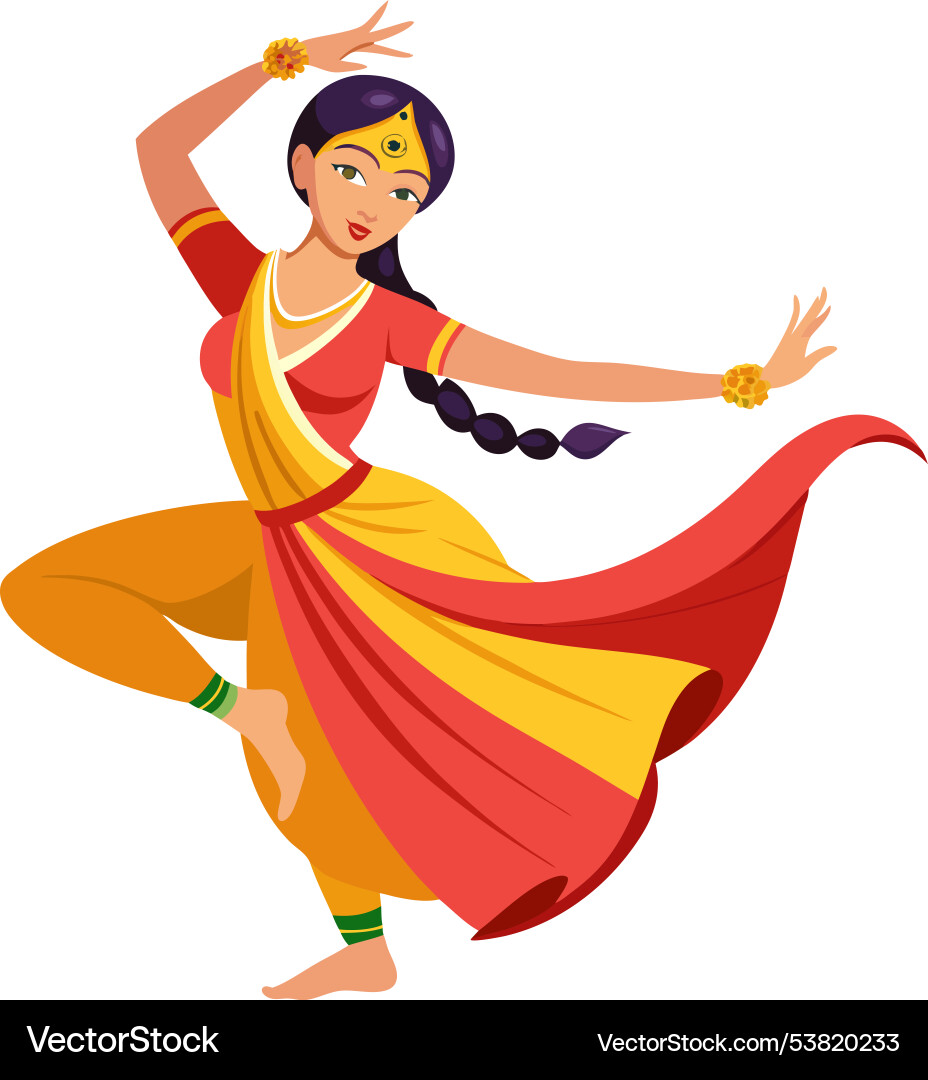 Dancer color 14 Royalty Free Vector Image - VectorStock
