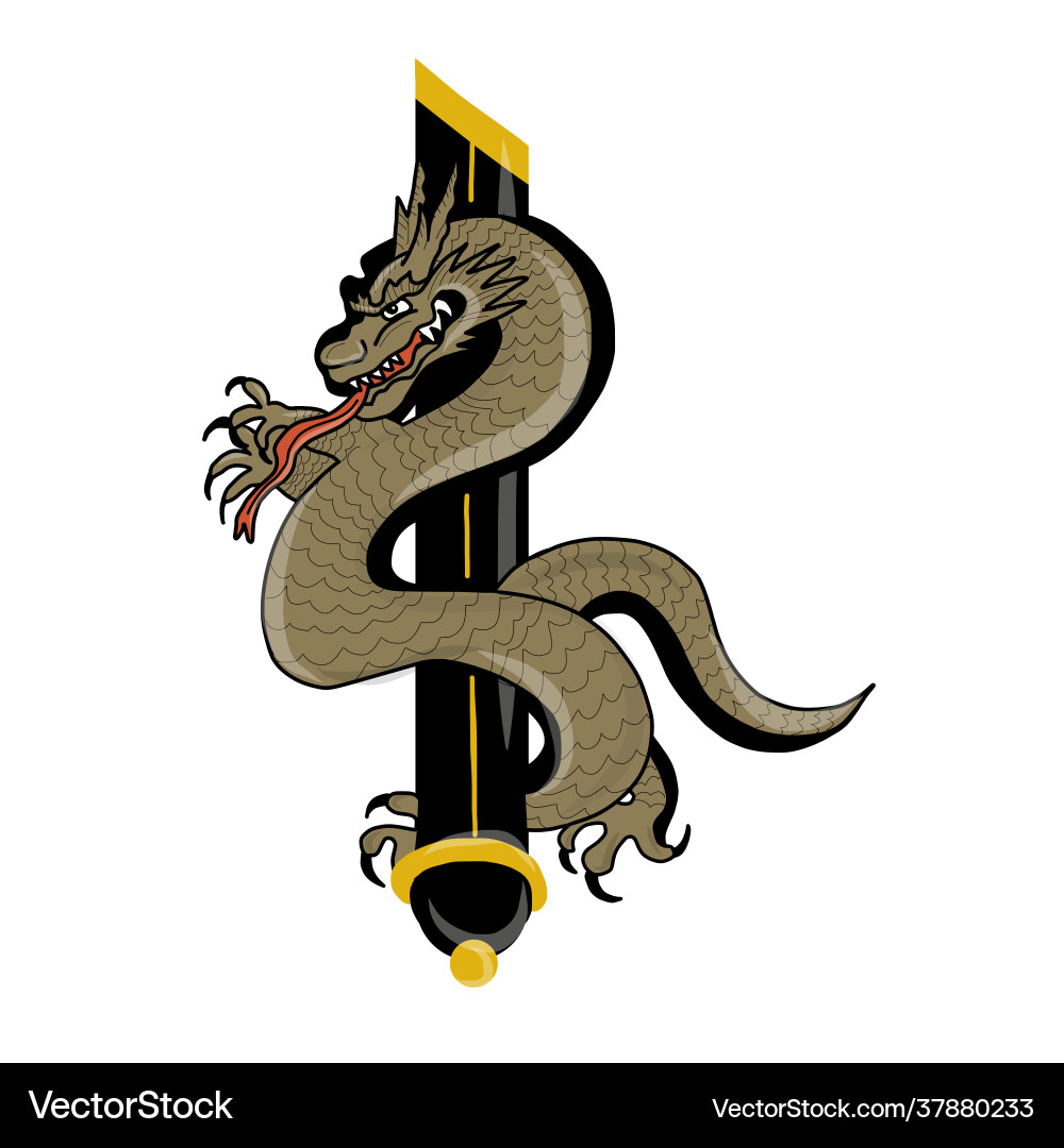 Dragon design Royalty Free Vector Image - VectorStock