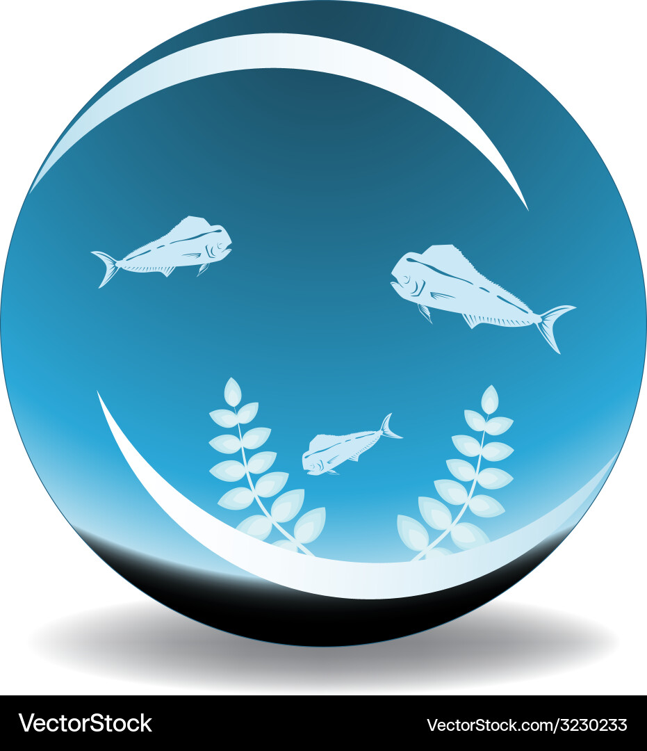 Fishbowl Royalty Free Vector Image - VectorStock