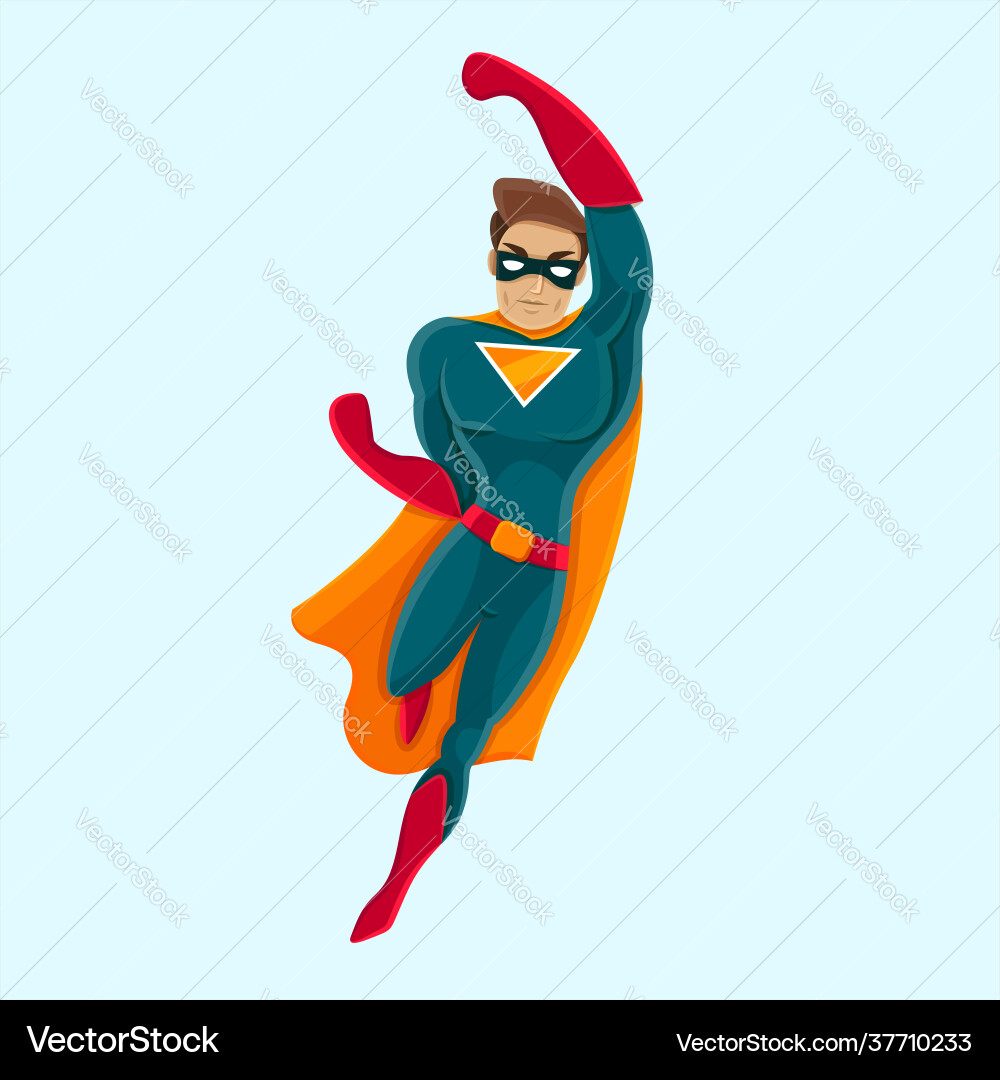 Super hero icon character Royalty Free Vector Image