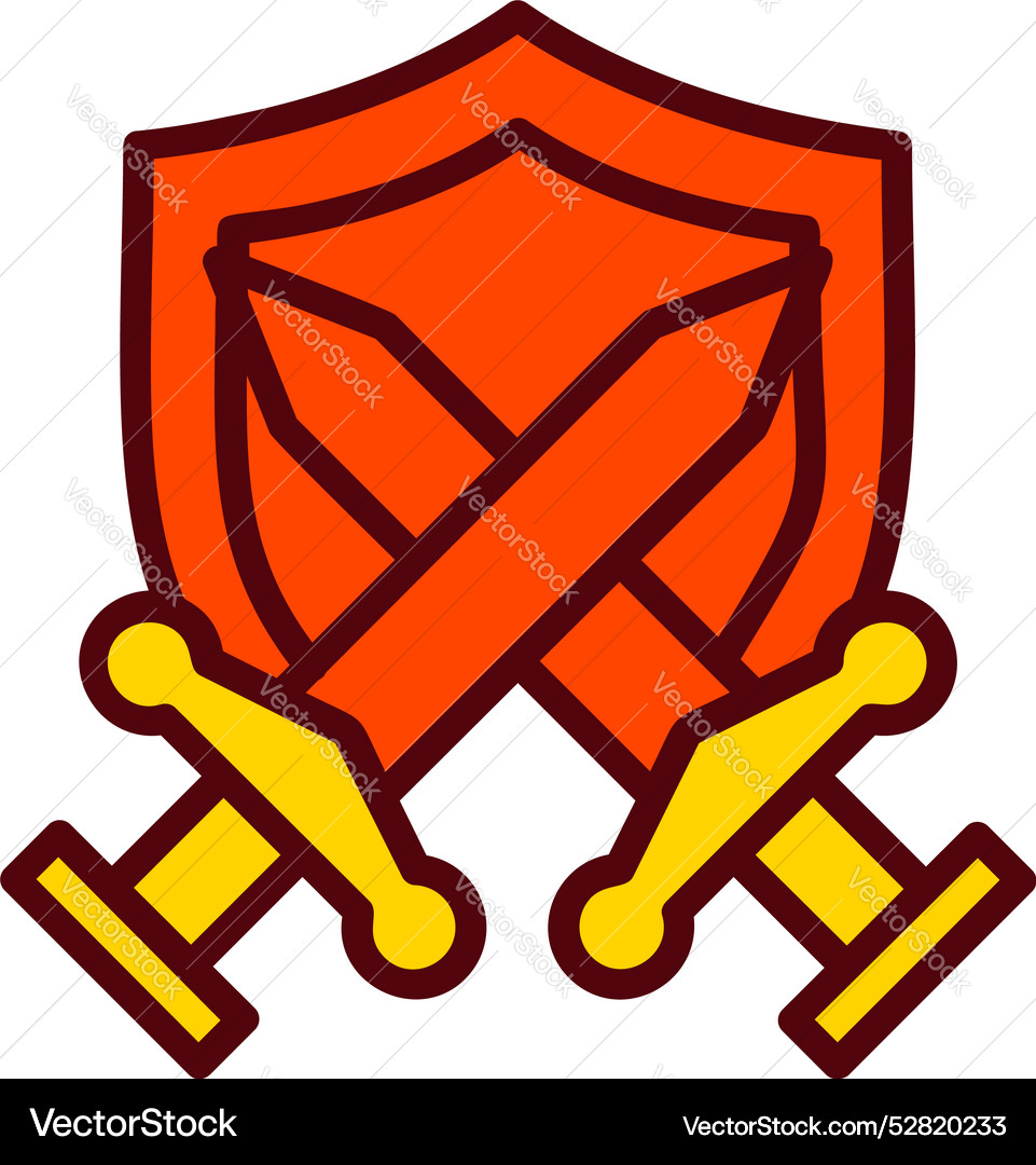 Schwert Icon Design Lizenzfreies Vektorbild - VectorStock