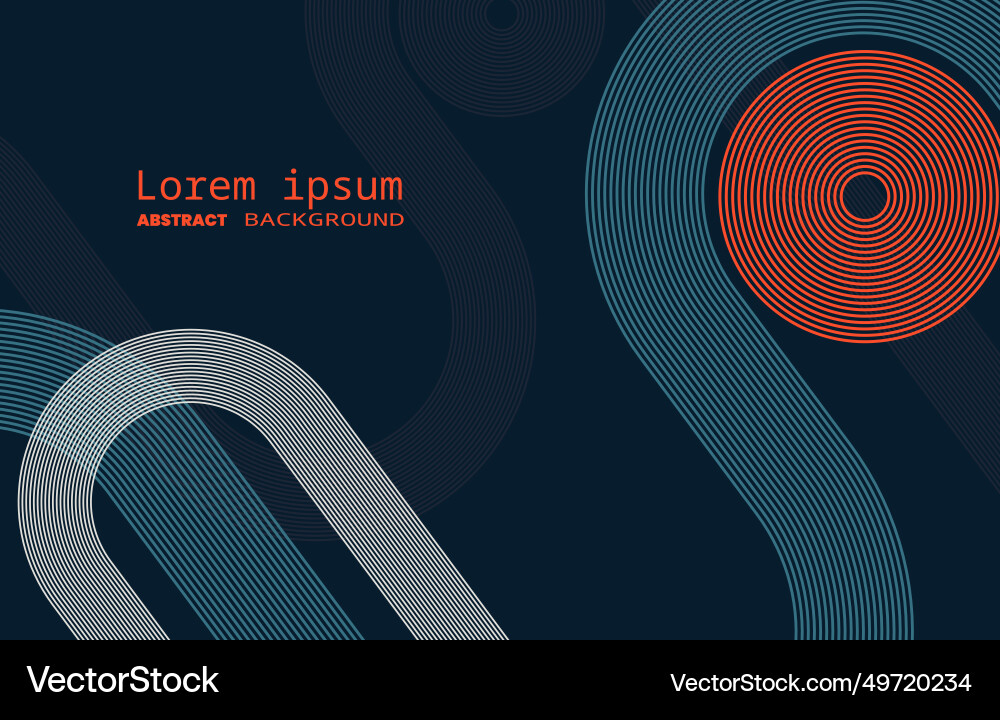 Abstract color horizontal banner background Vector Image