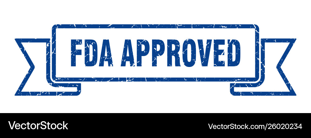 Fda approved Royalty Free Vector Image - VectorStock
