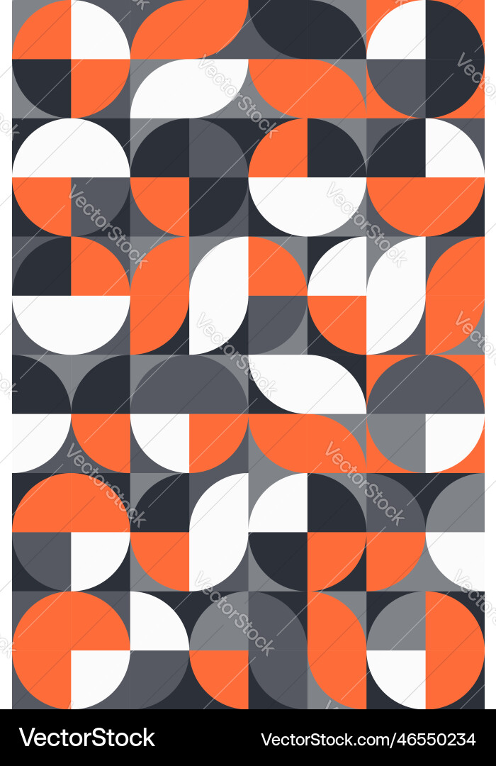 Modern geometric pattern or scandinavian grid Vector Image