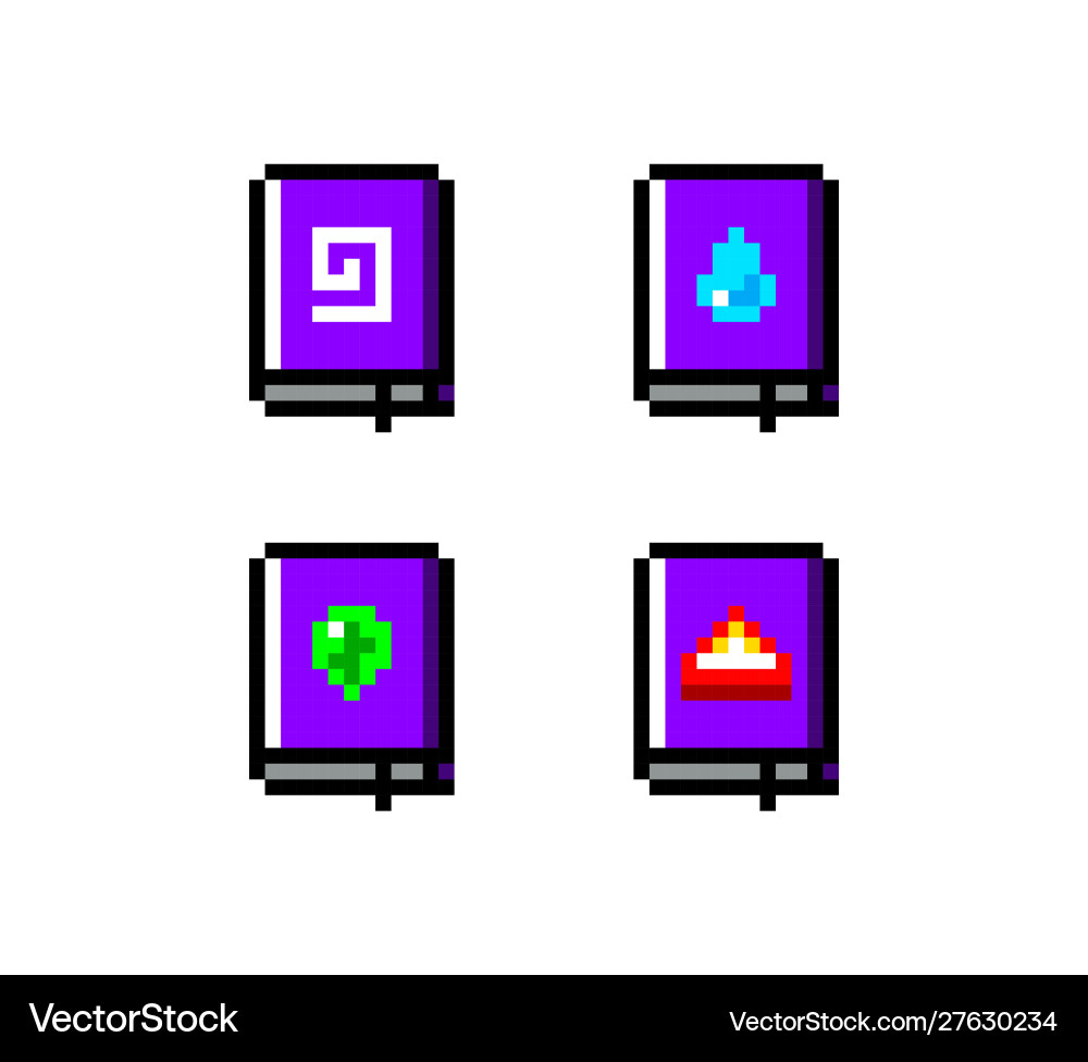 Pixel object art Royalty Free Vector Image - VectorStock