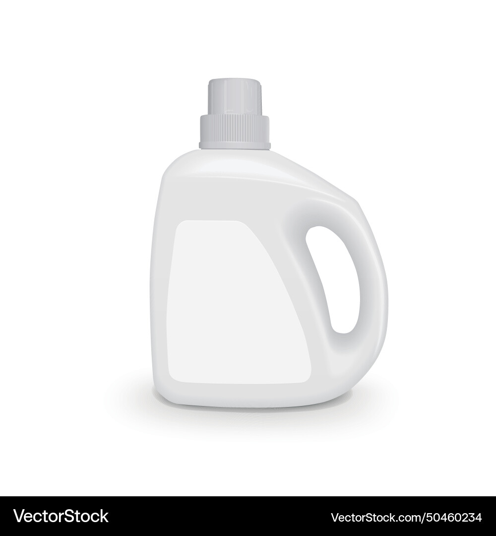 Plastic detergent container Royalty Free Vector Image