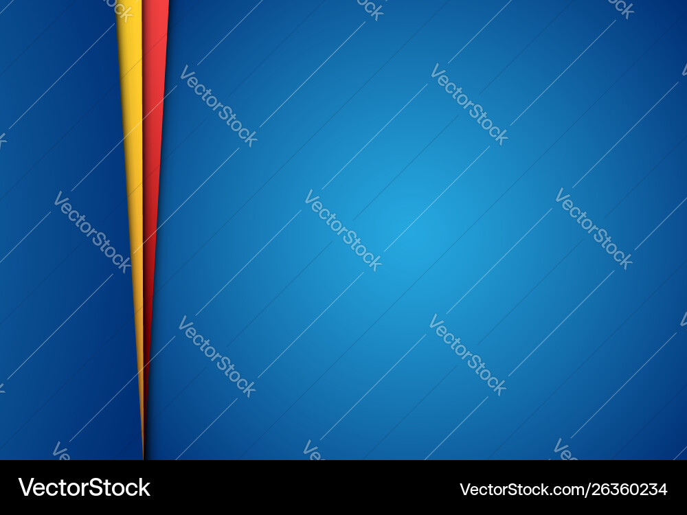 Realistic colorful sheets papers Royalty Free Vector Image