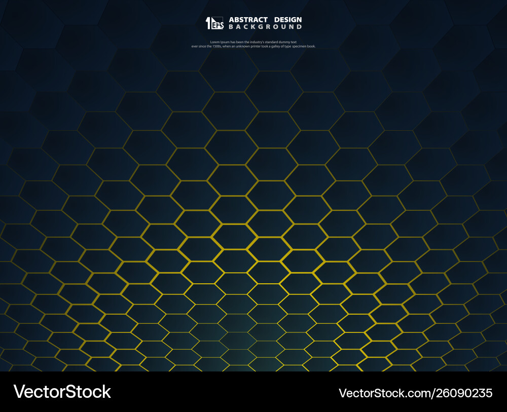Yellow Hexagon Template Vector Images (over 10,000)