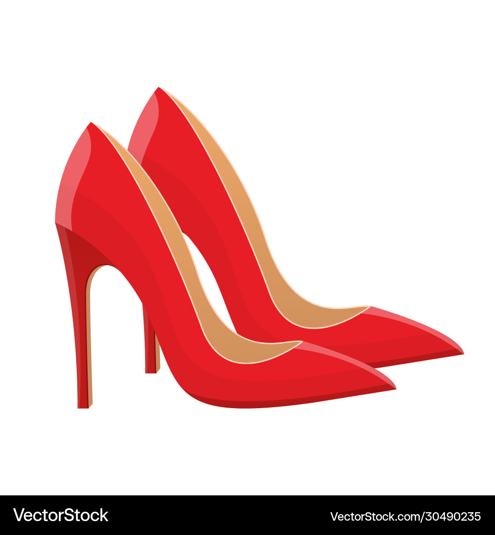 High heel shoes Royalty Free Vector Image - VectorStock