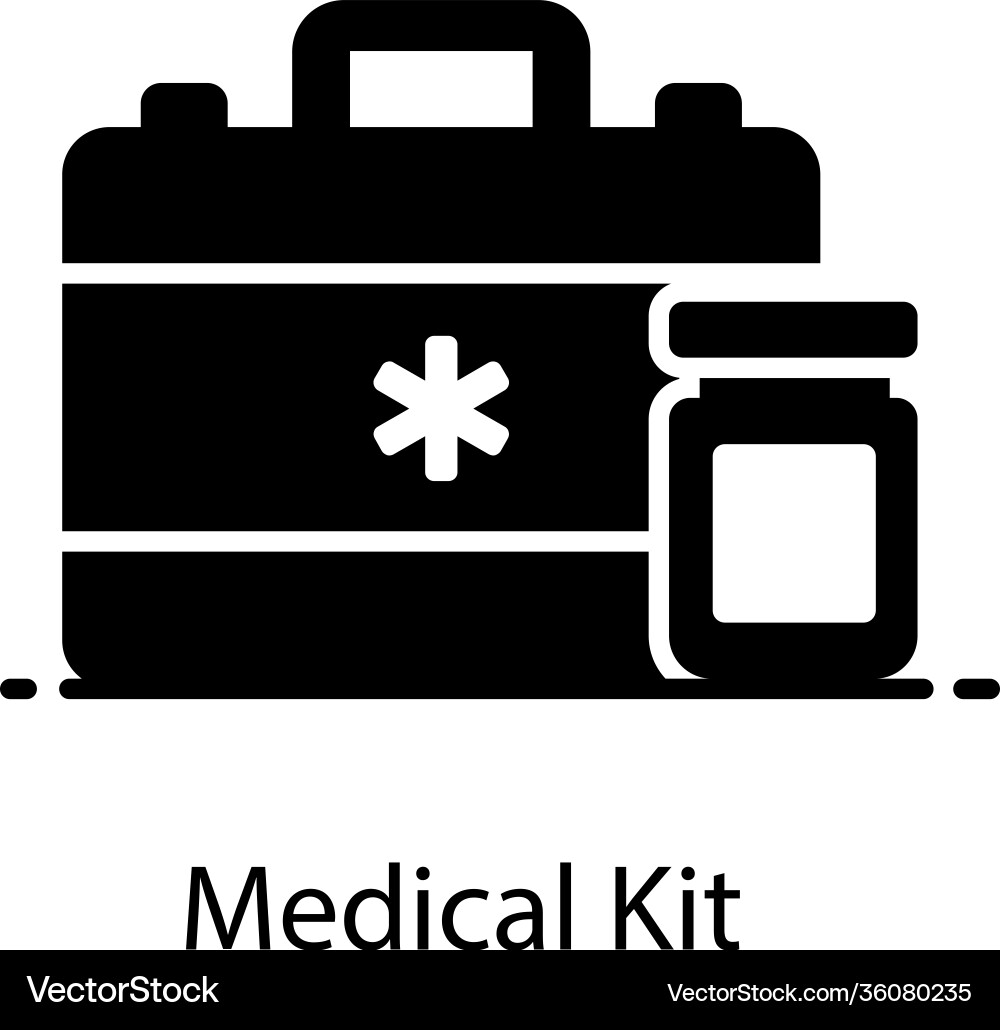 Medical kit Royalty Free Vector Image - VectorStock