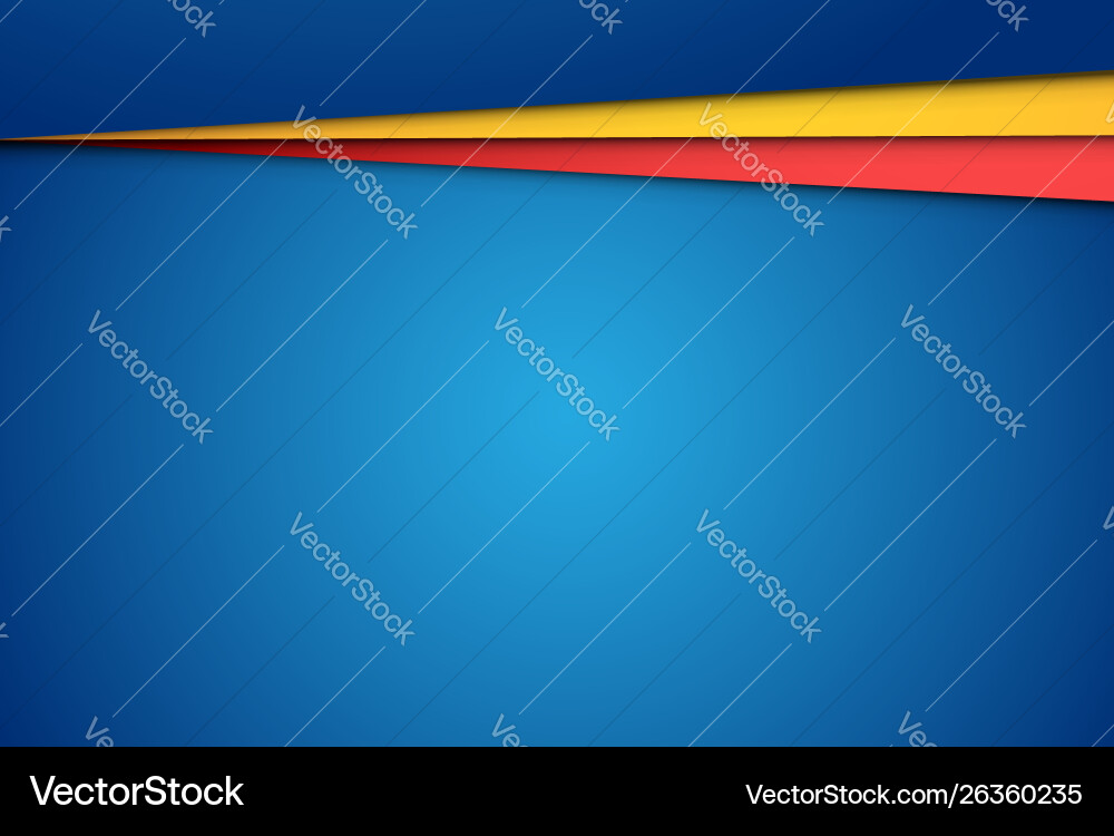 Realistic colorful sheets papers Royalty Free Vector Image