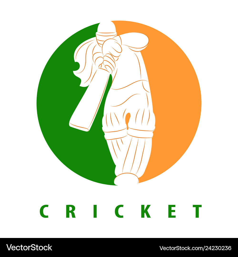 Cricket women Royalty Free Vector Image - VectorStock