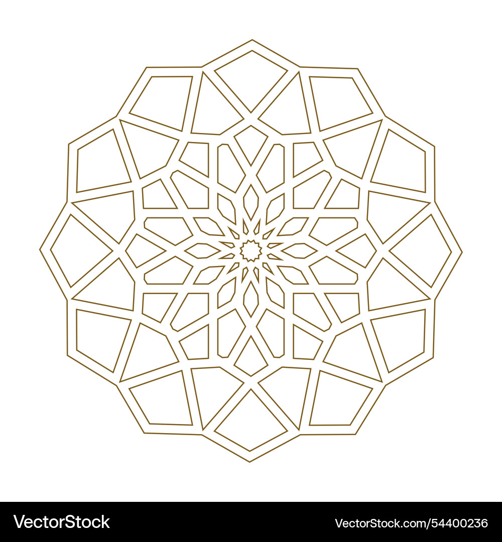 Islamic Ornamental Design Islamic Ornament Vector Images