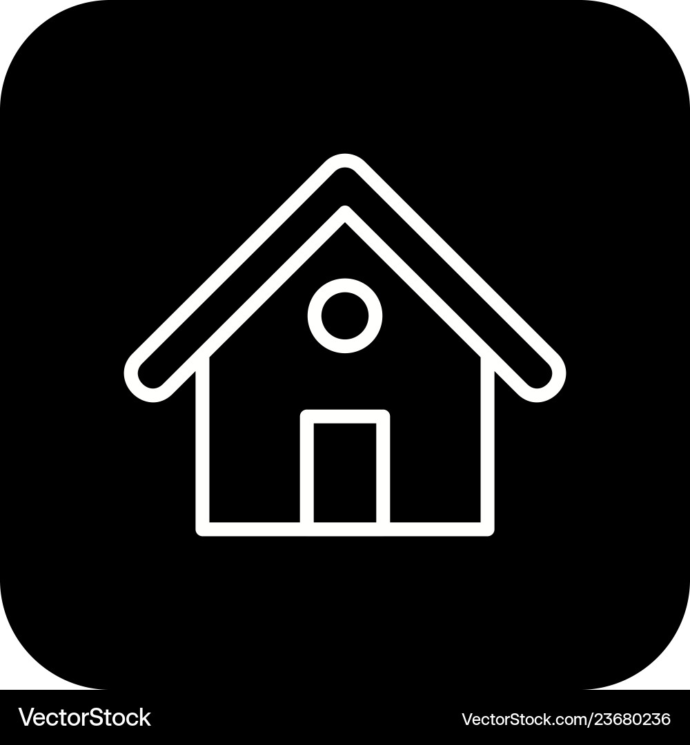 Home icon Royalty Free Vector Image - VectorStock