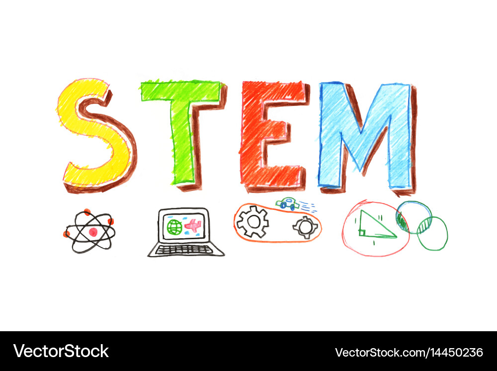 Stem word banner Royalty Free Vector Image - VectorStock