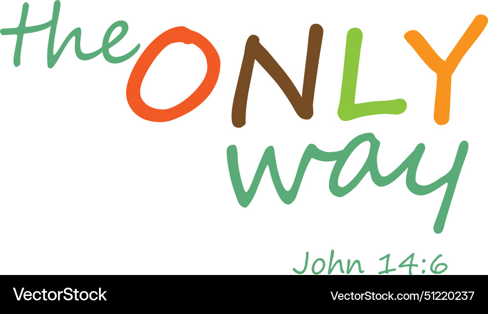 Bible verse christian faith for print Royalty Free Vector