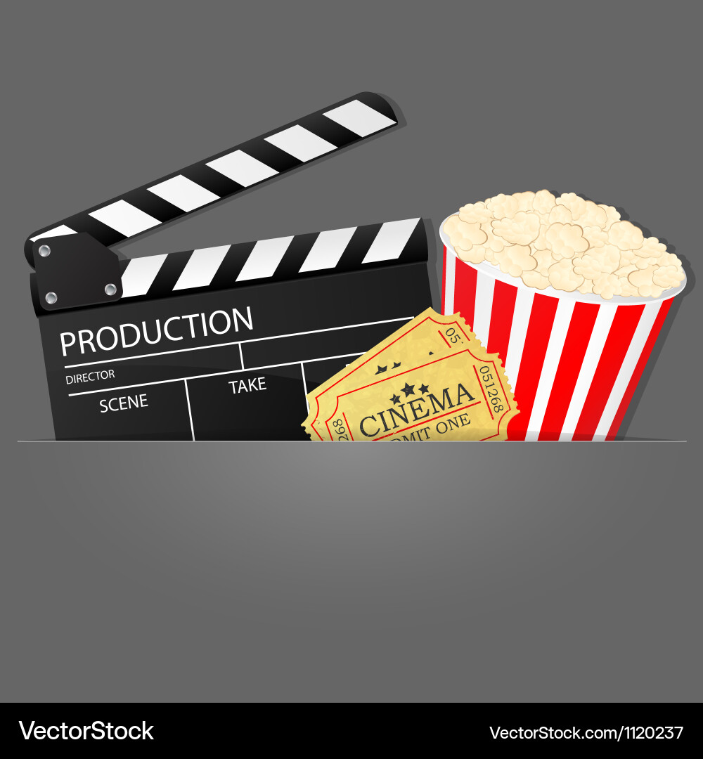 Cinema background Royalty Free Vector Image - VectorStock