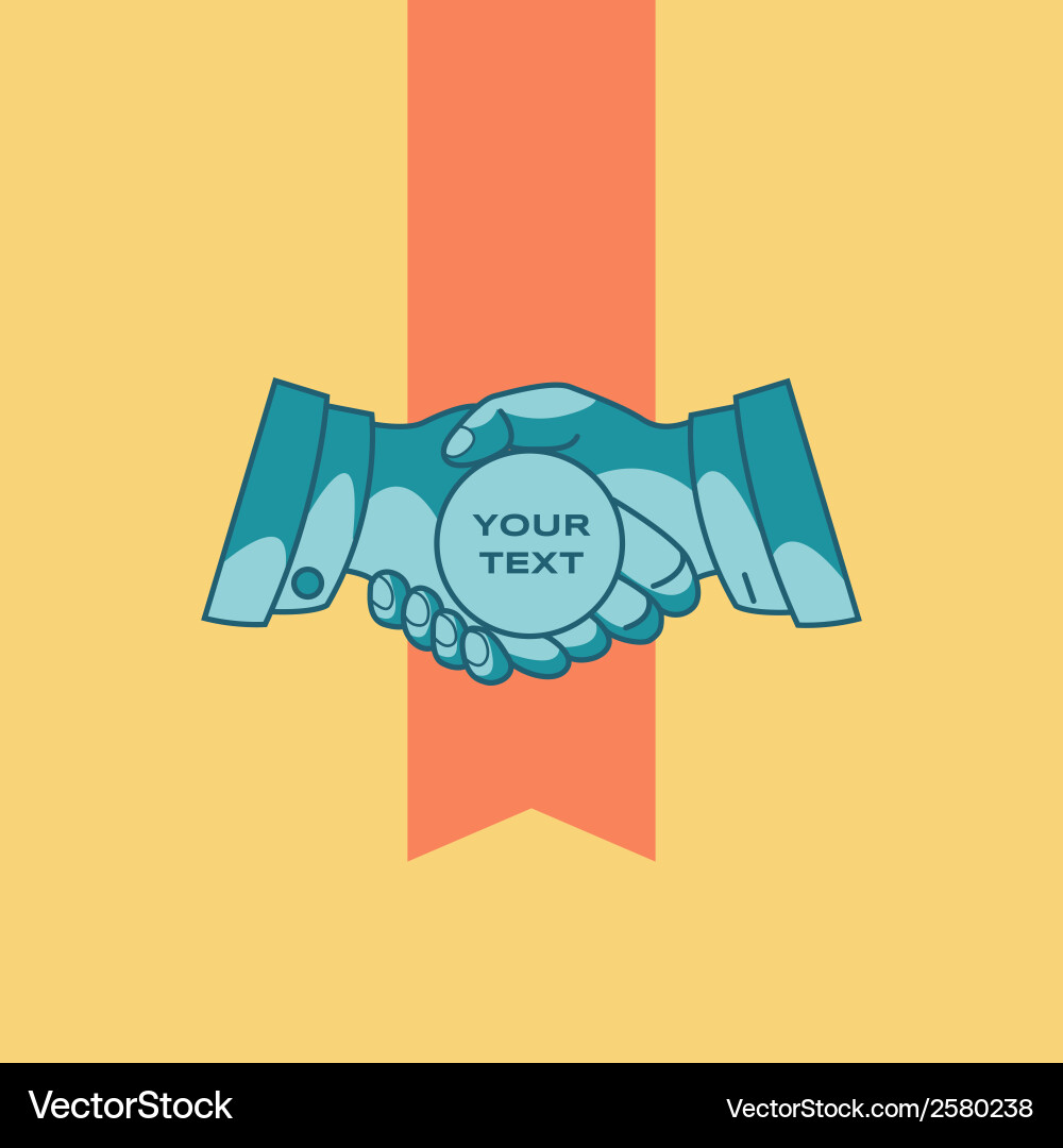 Handshake Royalty Free Vector Image - VectorStock