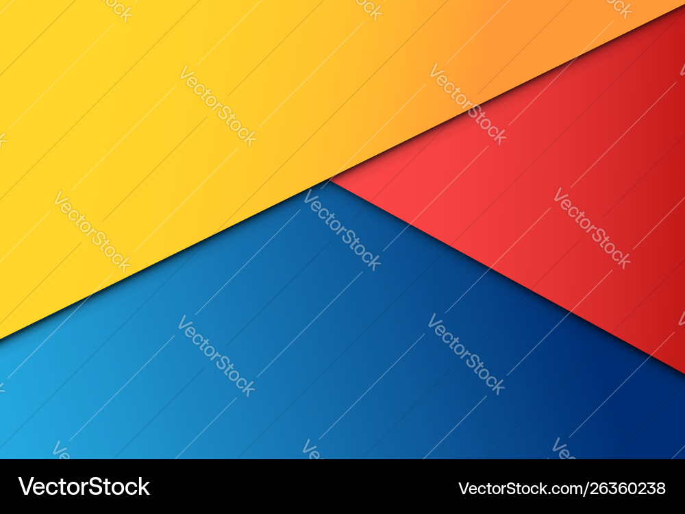 Realistic colorful sheets papers Royalty Free Vector Image
