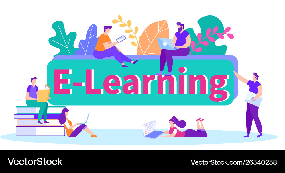 Receive information studying from various sources Vector Image