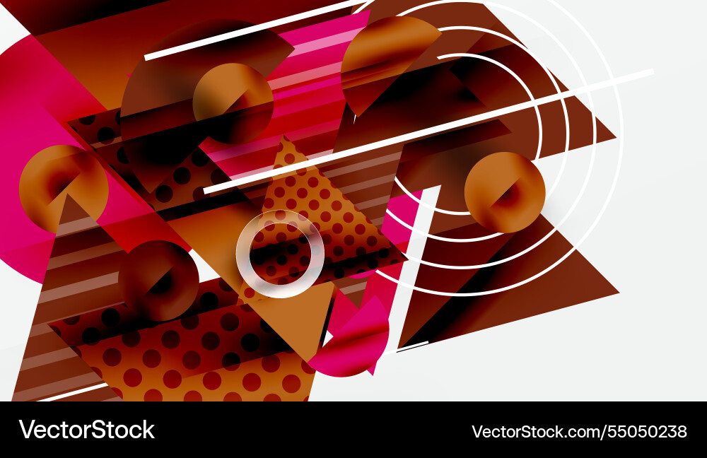 Sleek abstract background - layered triangles with