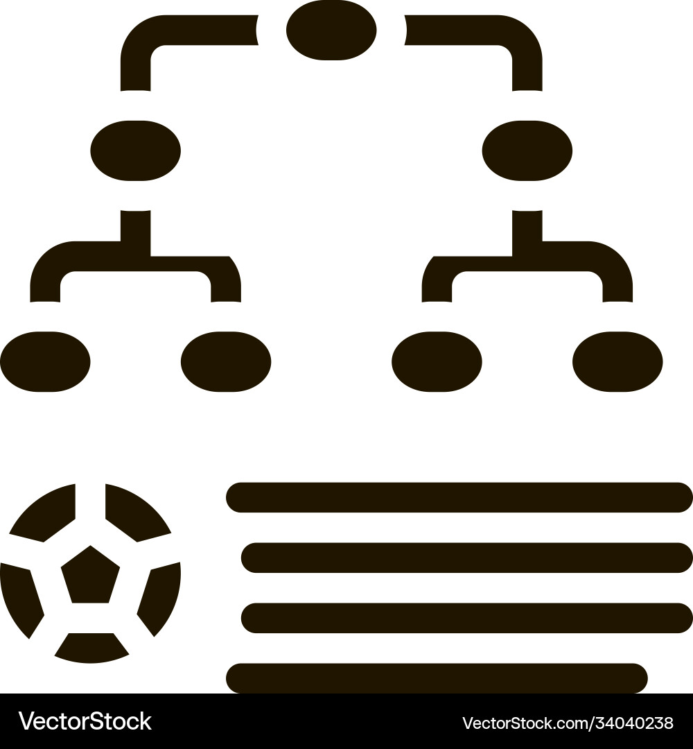 Soccer game league table icon Royalty Free Vector Image