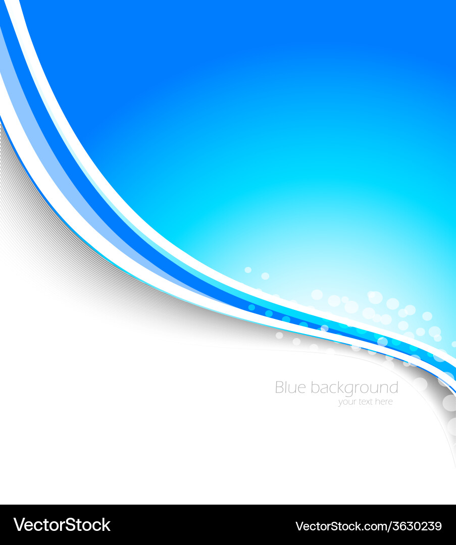 Abstract blue brochure Royalty Free Vector Image