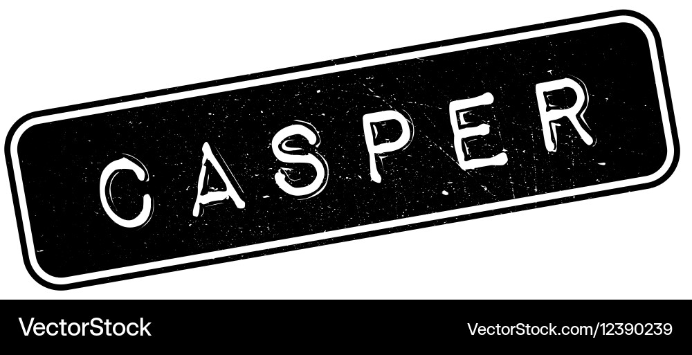 Casper rubber stamp Royalty Free Vector Image - VectorStock