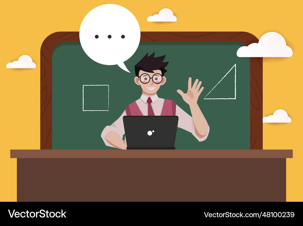 Online learning Royalty Free Vector Image - VectorStock