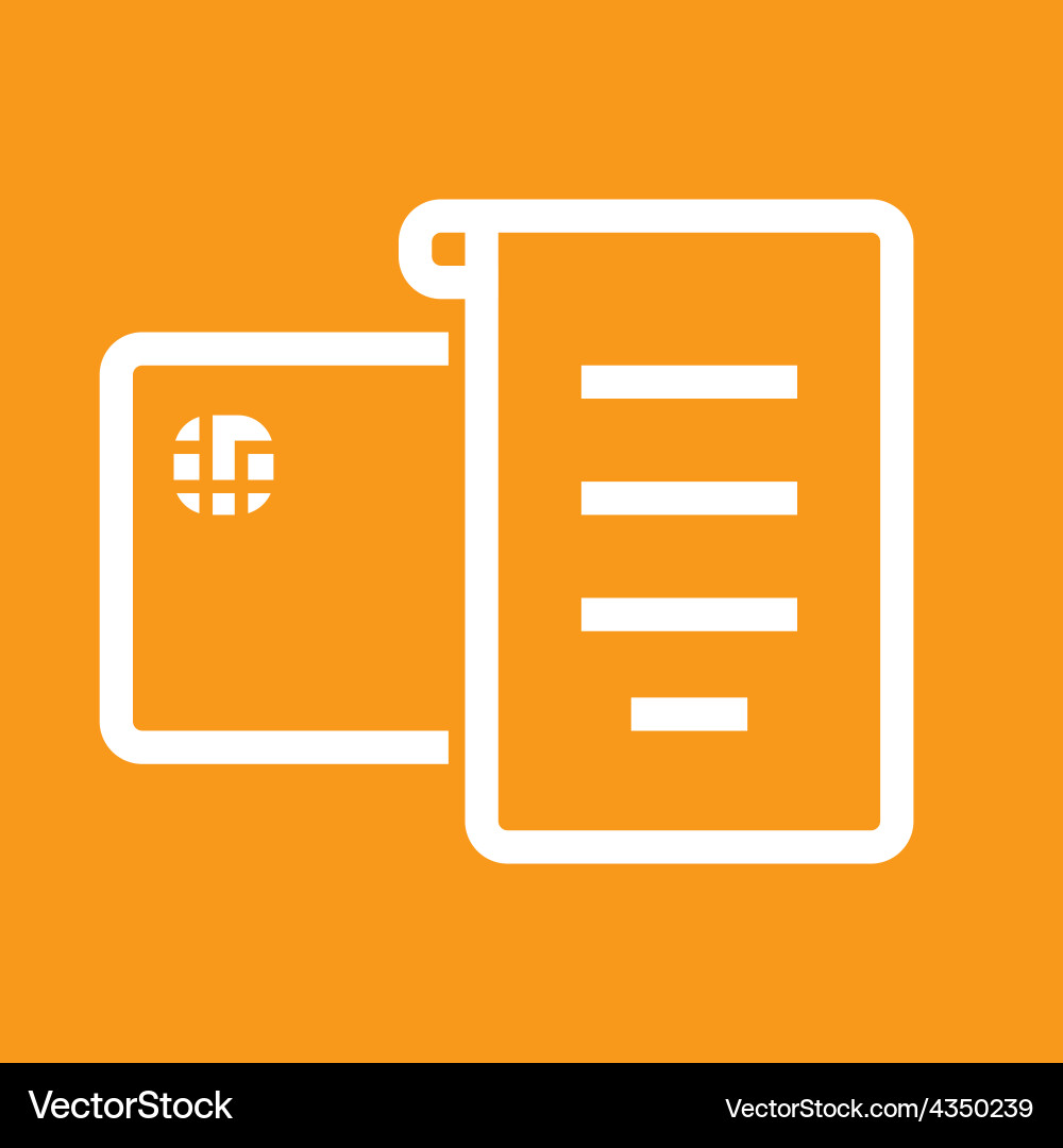 Receipt Royalty Free Vector Image - VectorStock