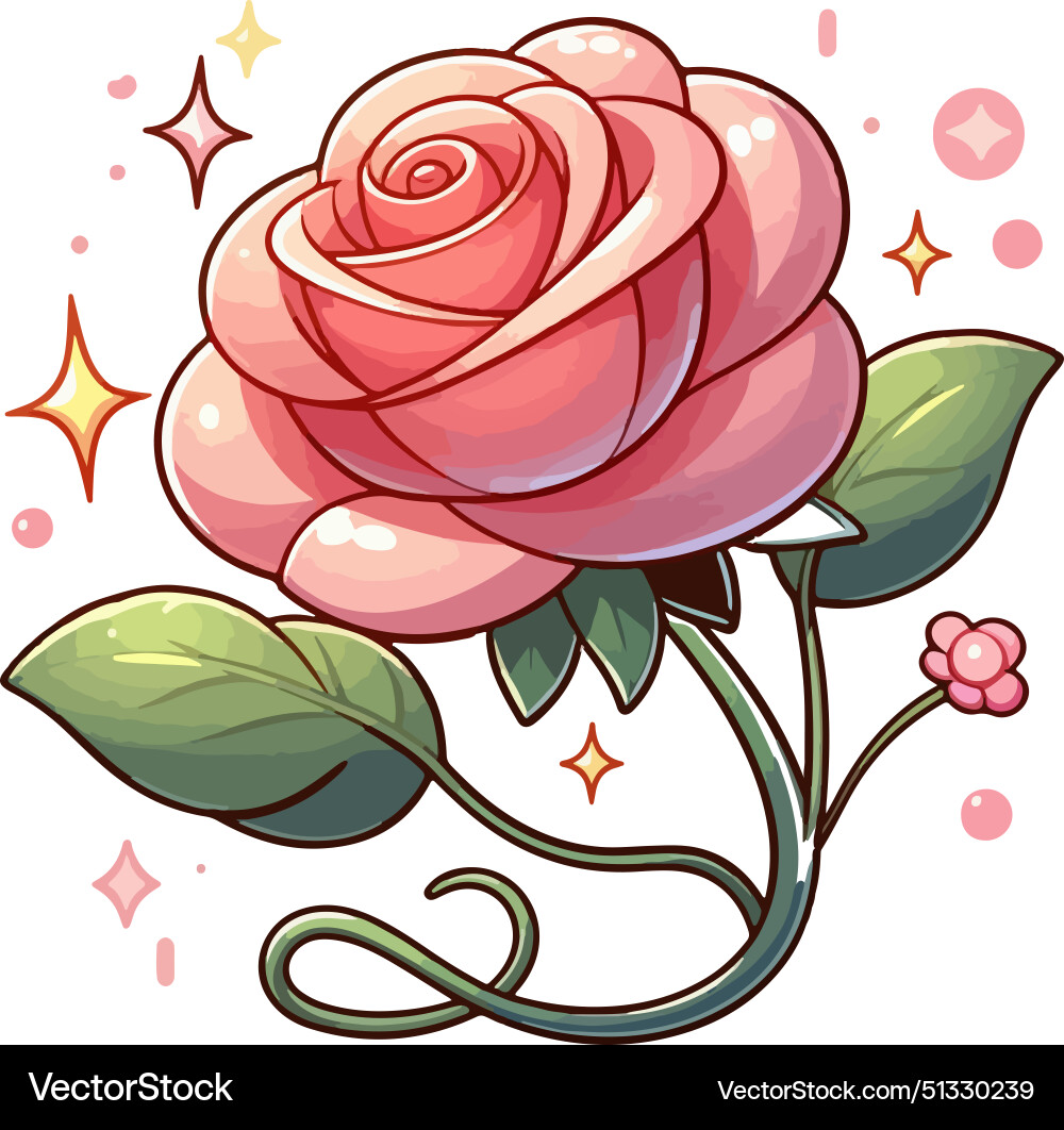 Rose Royalty Free Vector Image - VectorStock