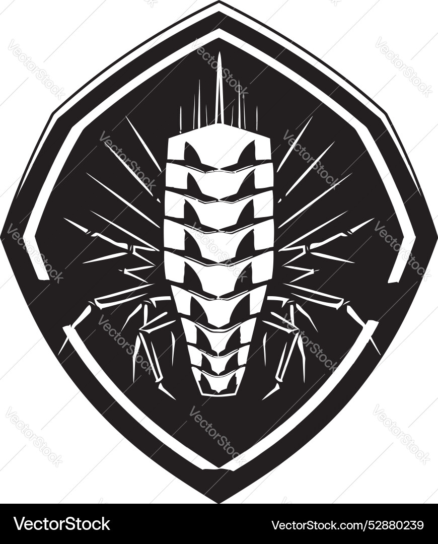 Silverfish silhouette icon elegance in silverfish Vector Image