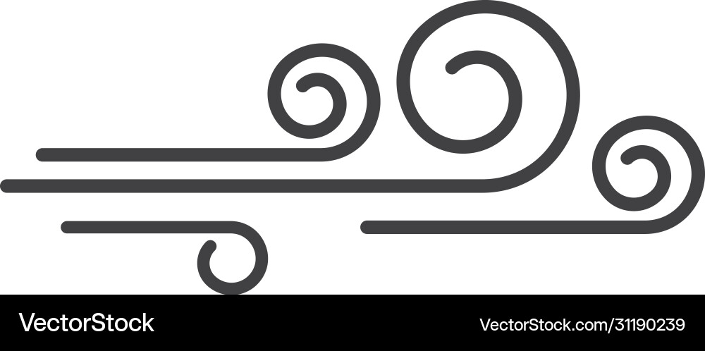 Wind Swirl Icon Royalty Free Vector Image - VectorStock