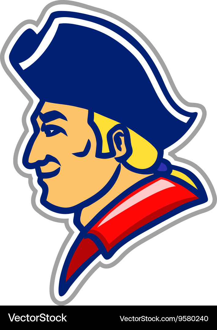 An american minutemen Royalty Free Vector Image