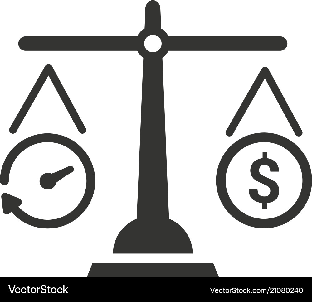 Budget-Schätzungssymbol Lizenzfreies Vektorbild