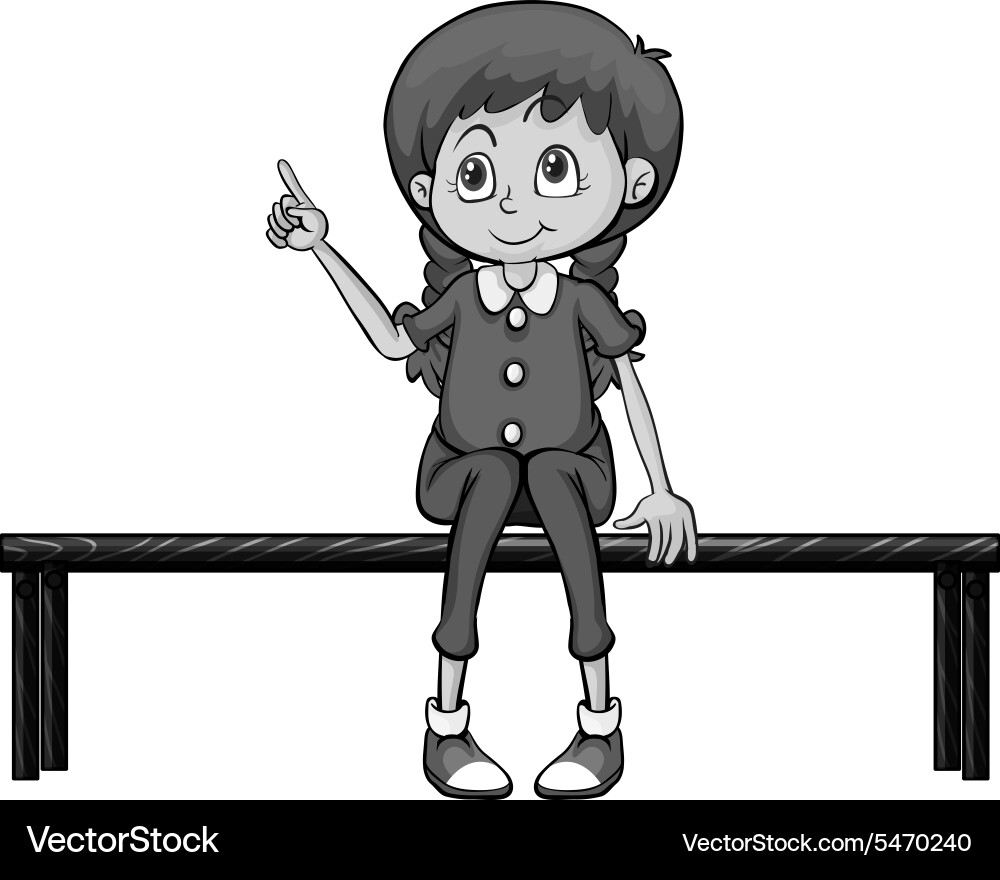 Sitting Royalty Free Vector Image - VectorStock